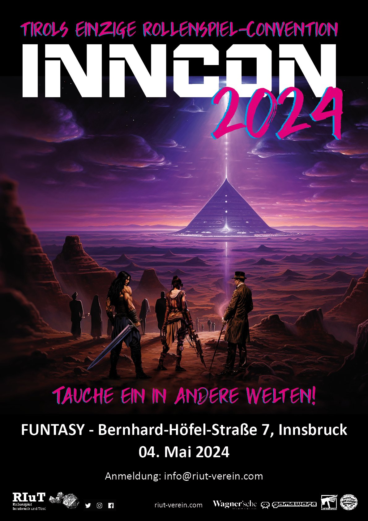 InnCon 2024 – Spielplan und Systeme – Rollenspiel Innsbruck und Tirol